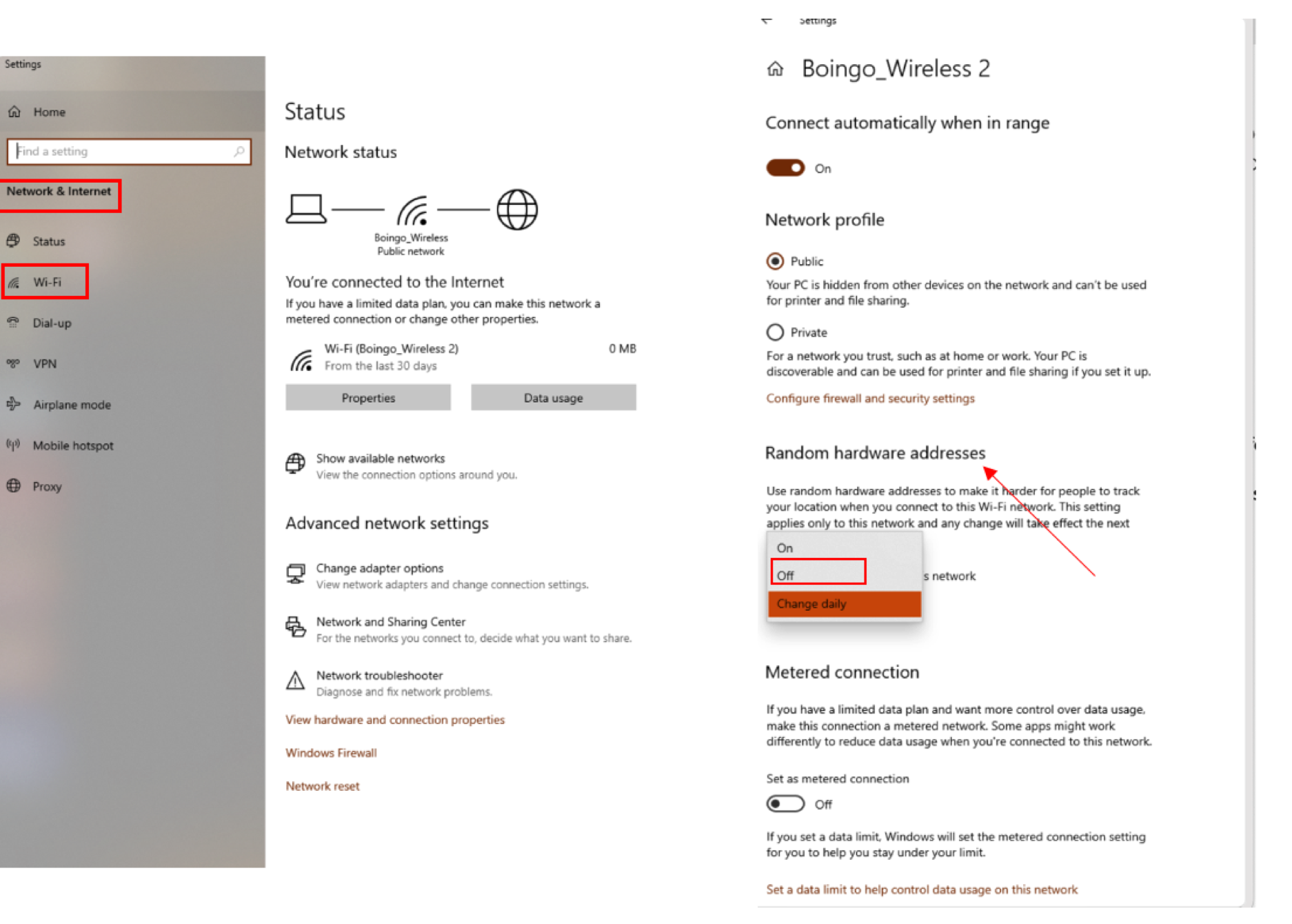 How to Disable MAC Randomization in Windows 10